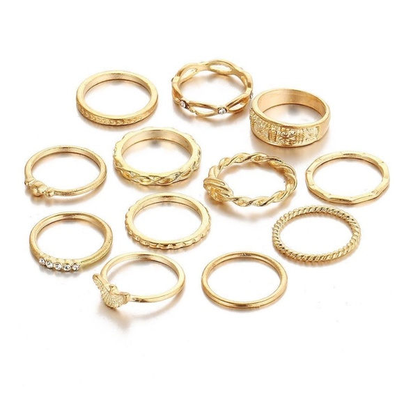 Jewelry | Multiple Gold Rings | Poshmark